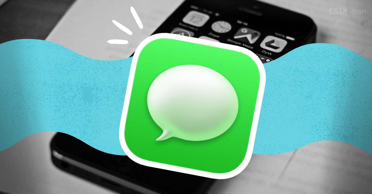 Using iMessage with e-SIM without a physical SIM — ESIM-man