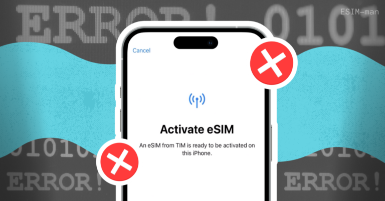 How to fix "No Service" issue after eSIM activation?